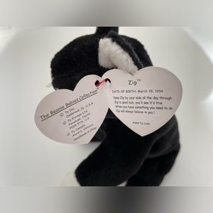 Ty | Toys | Vintage Ty Beanie Babies Zip The Cat 994 | Poshmark